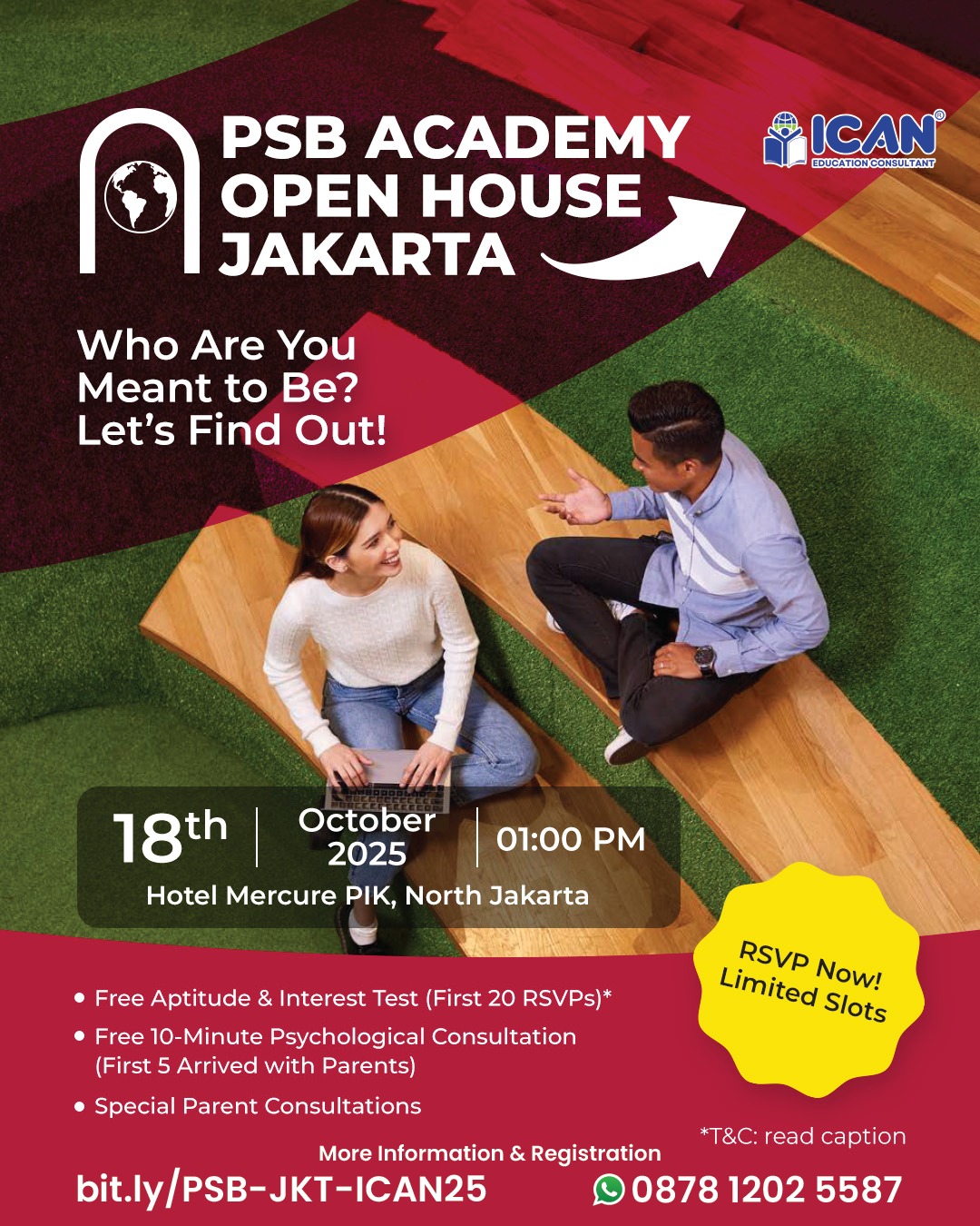 PSB ACADEMY OPEN HOUSE JAKARTA 2025 - Event ICAN Education